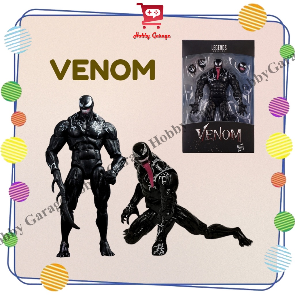 Jual Action Figure Marvel Legends Venom 7" Villian Antihero 7inch ...