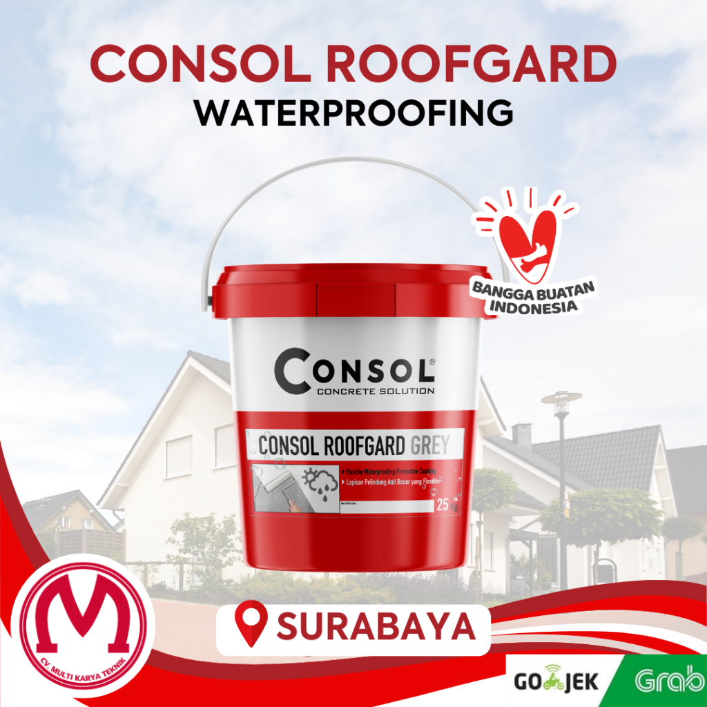 Jual Consol Roofgard Waterproofing Anti Bocor Atap Beton Kedap Air Yang ...
