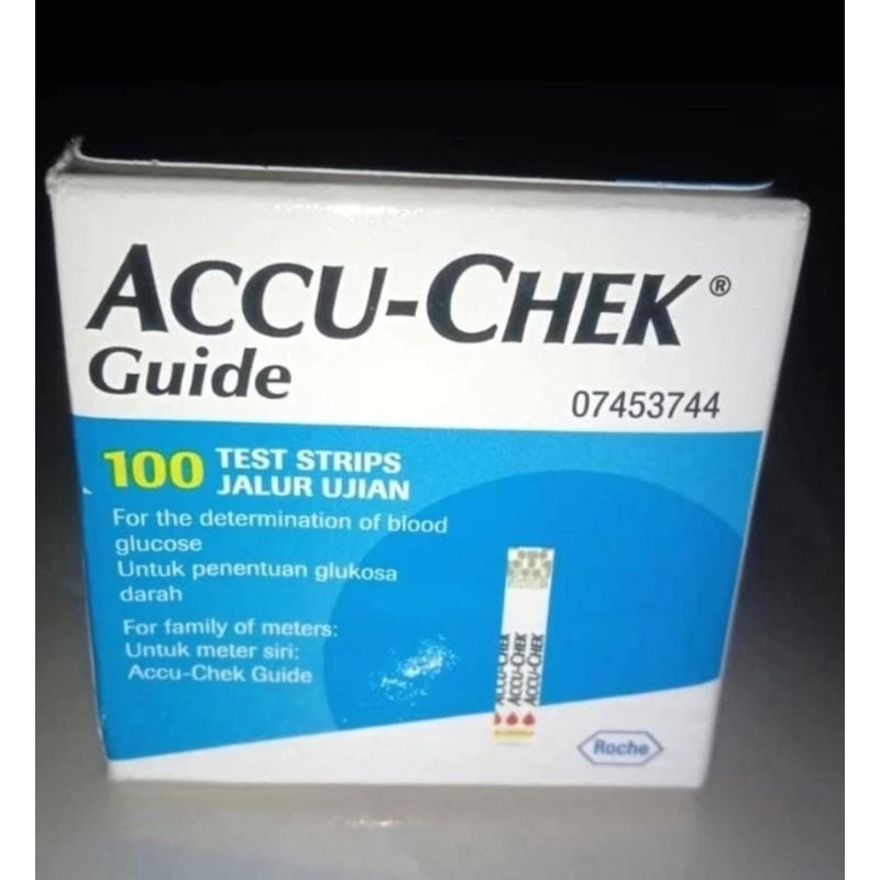 Jual Roche Accu Chek Guide isi 100 Test Strips | Shopee Indonesia