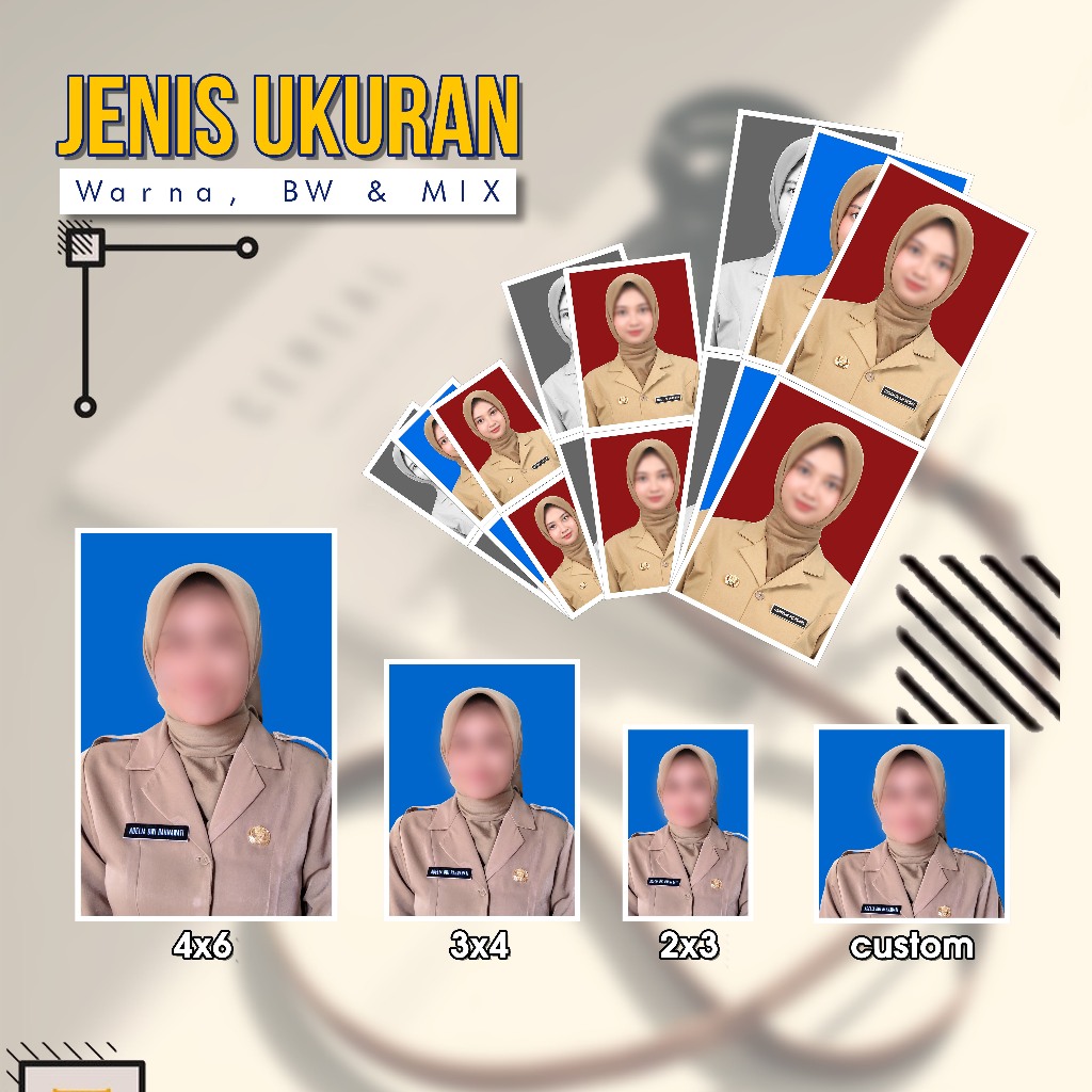 Jual CETAK PAS FOTO BAHAN DOFF/LUSTER BERKUALITAS | Shopee Indonesia