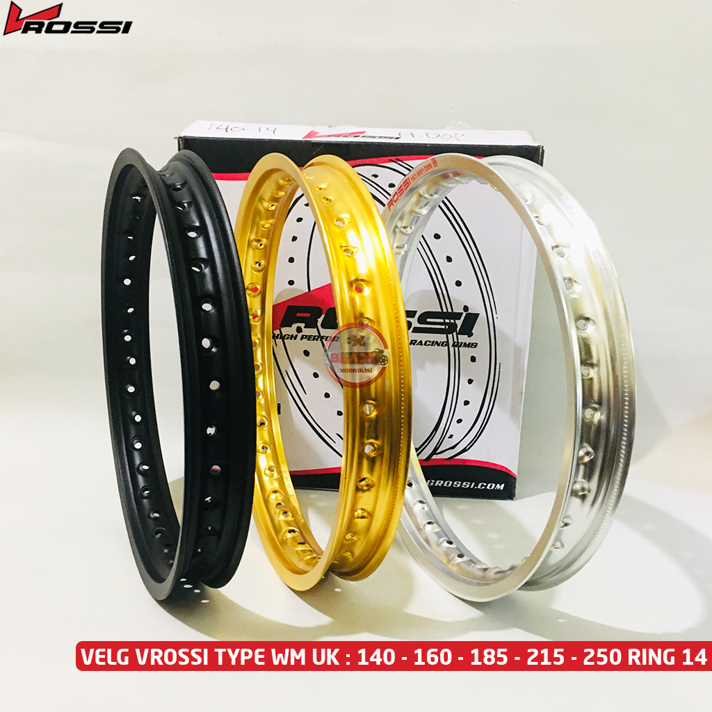 Jual Velg Rossi TYPE WM UK 140 / 160 / 185 / 215 / 250 Ring 14 Hole ...