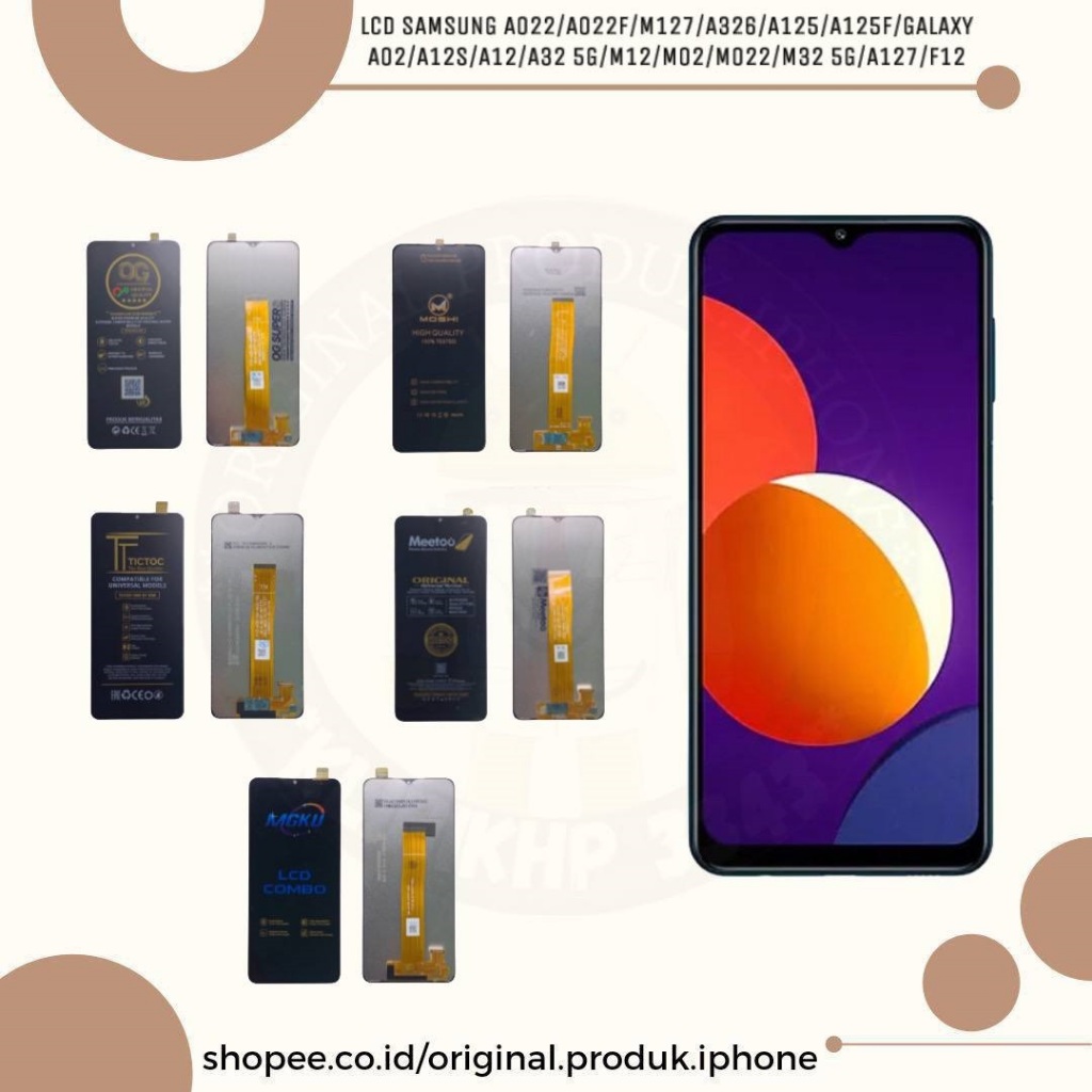 Jual LCD TOUCHSCREEN SAM A022/A022F/M127/A326/A125/A125F/GALAXY A02/A12S/A12/A32 5G/M12/M02/M022 ...