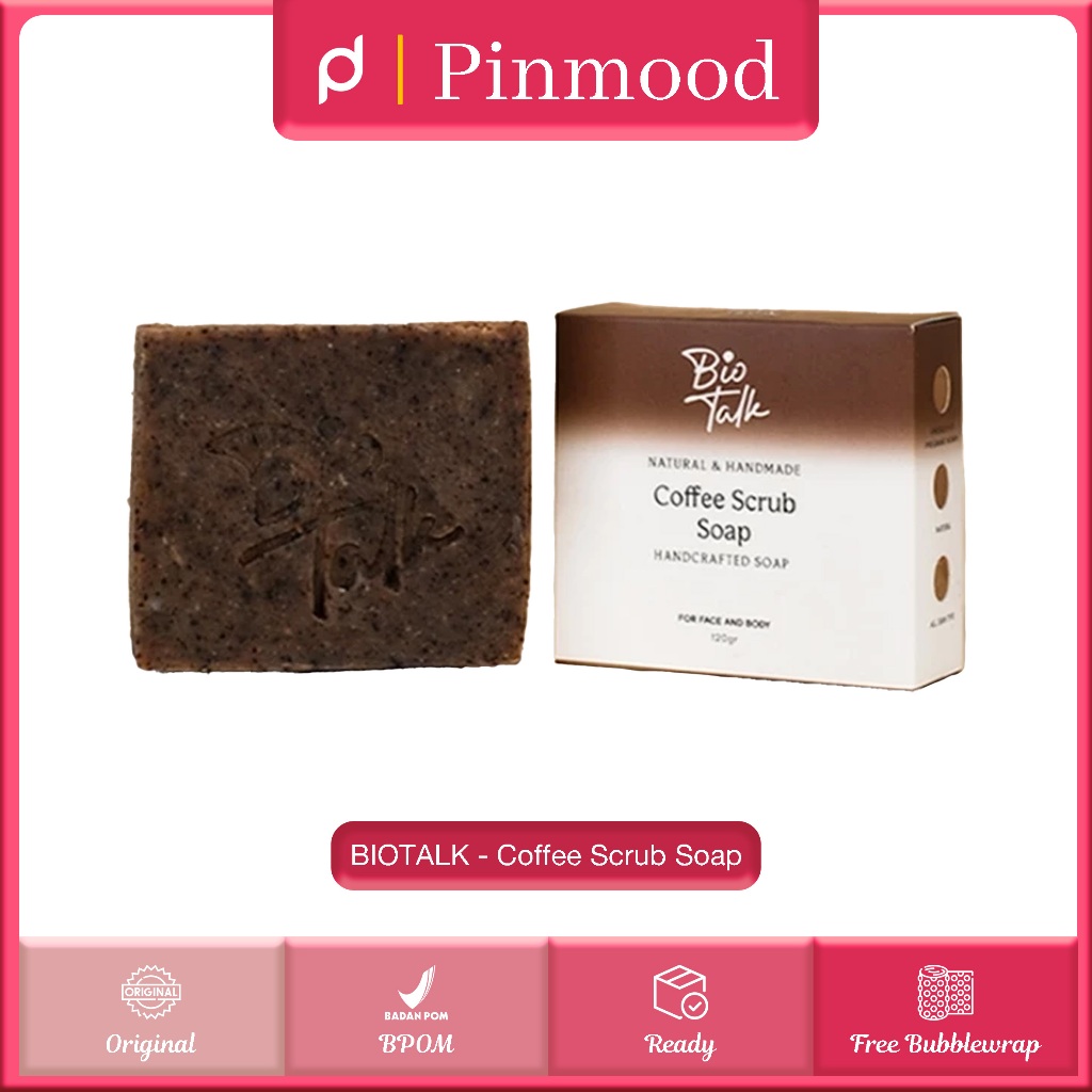 Jual BIOTALK - COFFEE SCRUB BAR SOAP ( 120 g ) - Sabun Batang Mandi ...