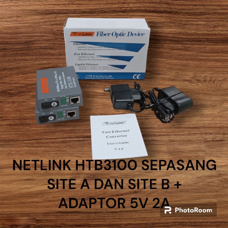 Jual NETLINK HTB3100 SEPASANG SITE A DAN SITE B 10/100Mbps | Shopee ...