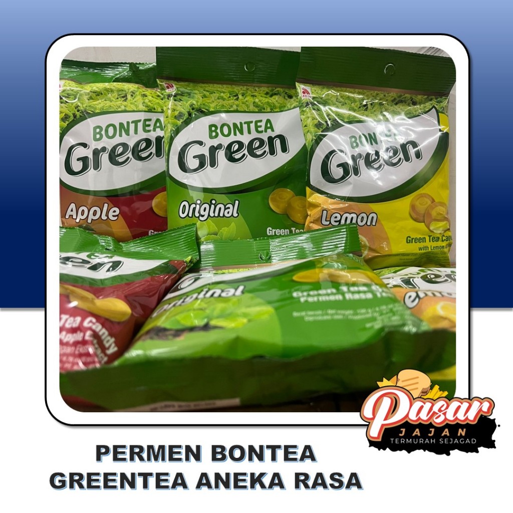 Jual Permen Bontea Greentea Aneka Rasa 2,7gr x 50pcs | Shopee Indonesia