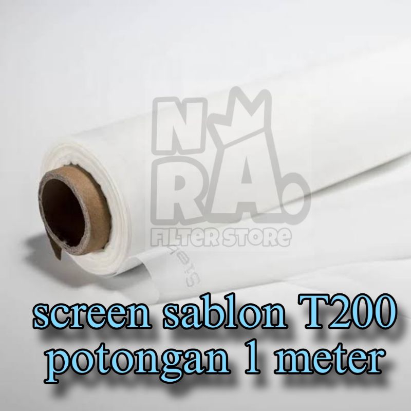 Jual kain screen sablon t 200 potongan 1 meter | Shopee Indonesia