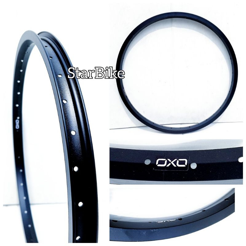 Jual Velg OXO 36 H Sepeda Bmx Lipat Kotak Hitam Aluminium | Shopee ...