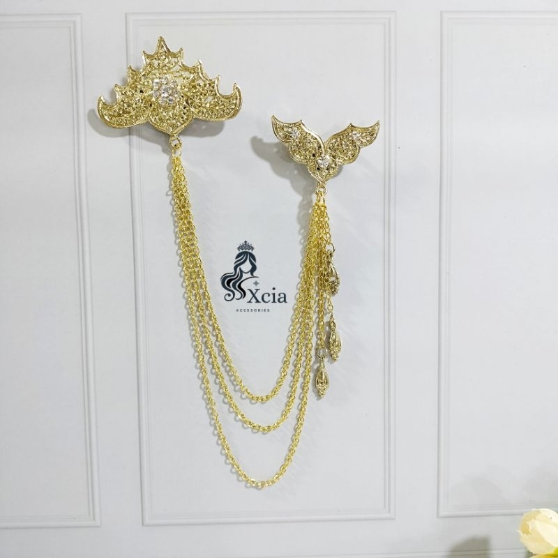 Jual Bros kebaya jurai/jas/Janggan/Rantai baju jas/clips alloy dan ...