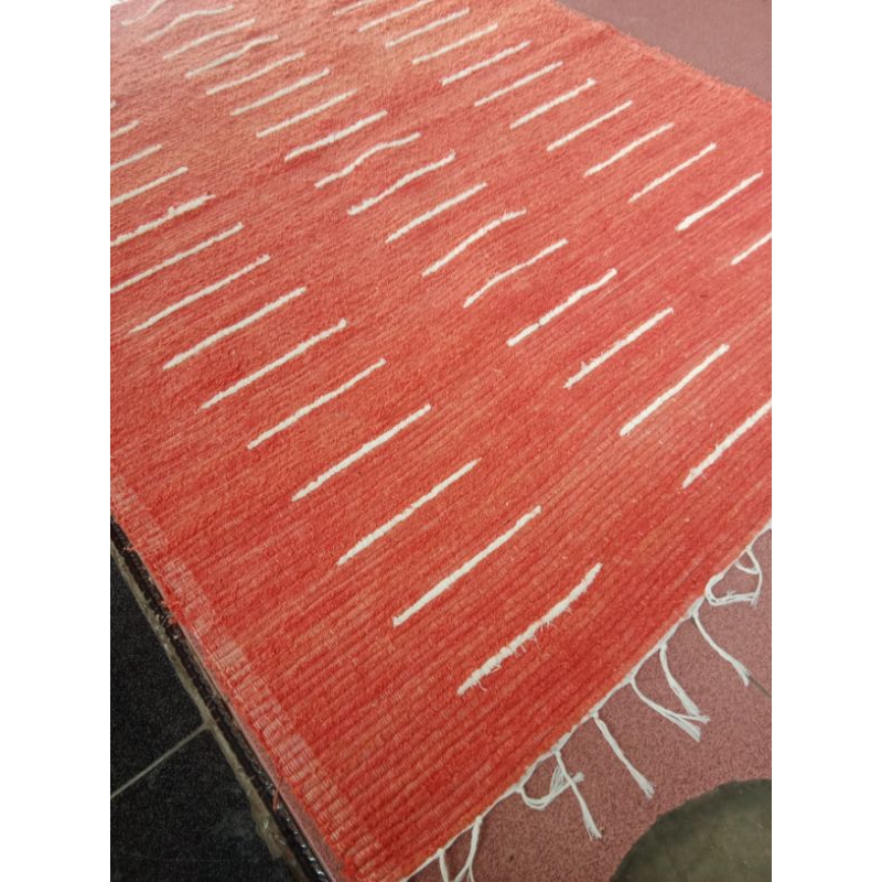Jual karpet aesthetic tenun ATBM tradisional etnic motif lidi 08 ukuran ...