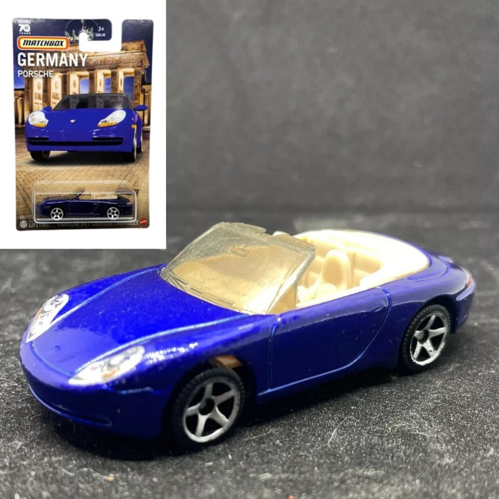 Jual Matchbox Germany 70th Years 2023 - Porsche 911 Carrera Cabriolet ...