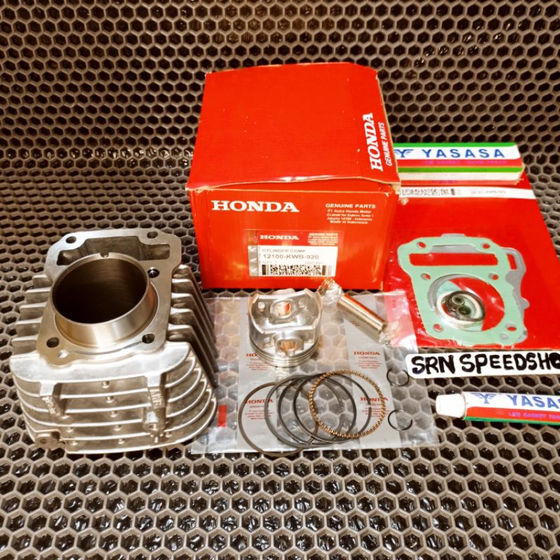 Jual BLOK SEHER KOMPLIT KIT ISI PISTON HONDA REVO ABSOLUTE BLADE LAMA/NEW KARBU (KWB) | Shopee ...