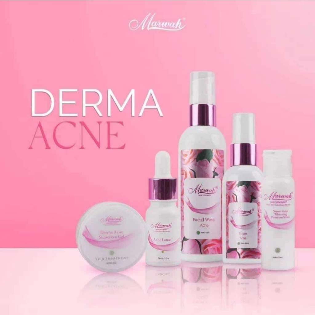 Jual Derma Acne Paket Kulit Berjerawat Meradang Sensitif Jerawat Berat ...