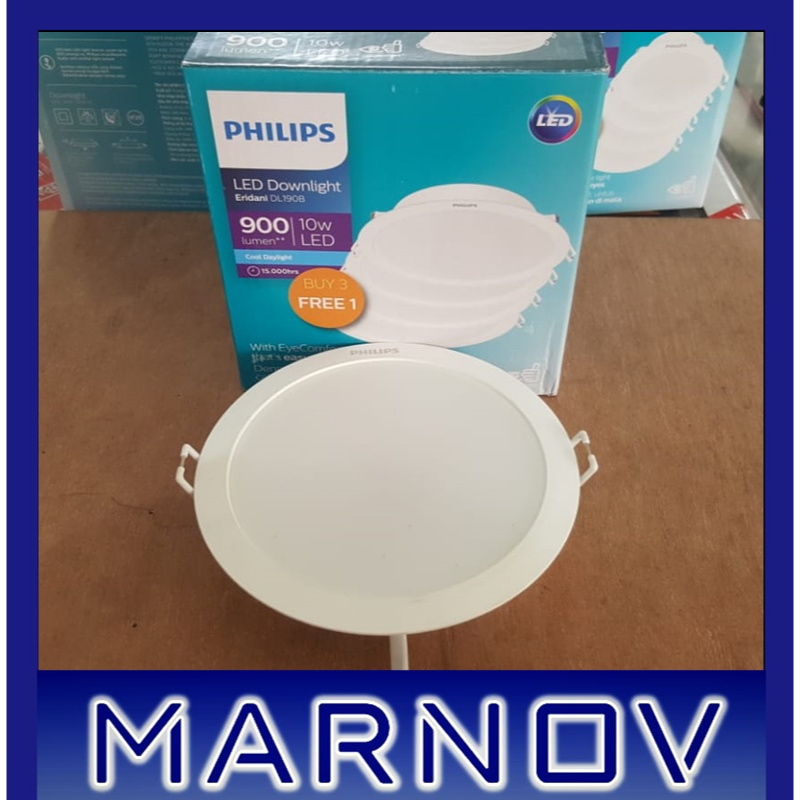 Jual Lampu Philips Downlight Eridani 10W LED Recessed Tanam 10 Watt ...