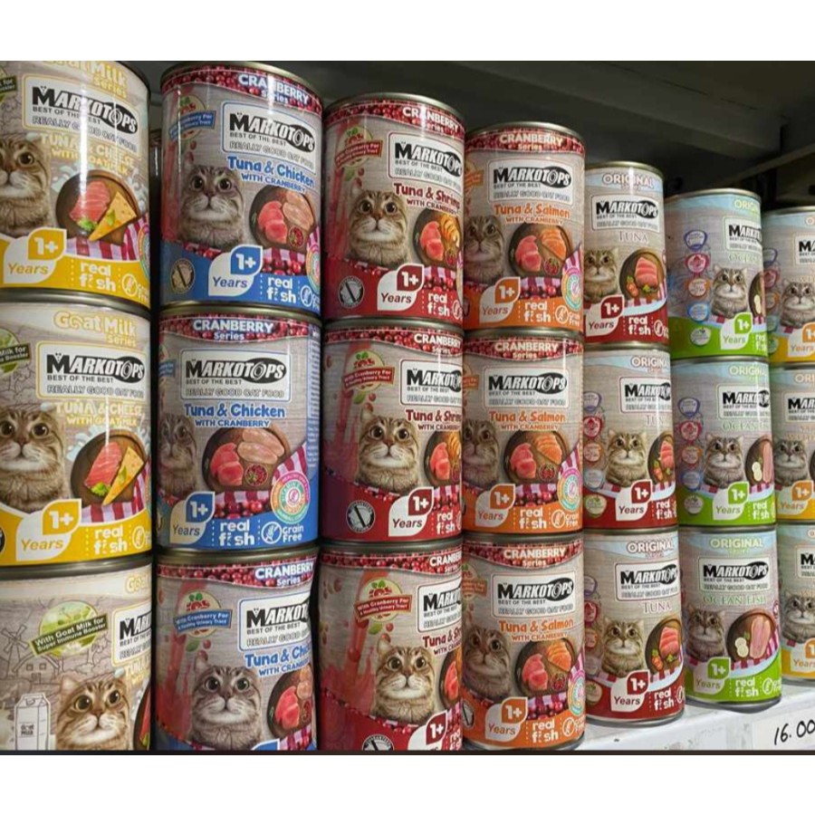 Jual Makanan Kucing Markotop Kaleng 400gr All Varian / Markotops ...