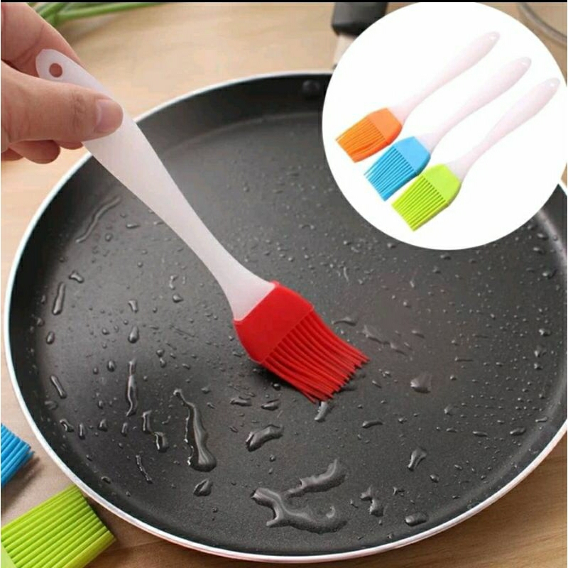 Jual Kuas Silikon Makanan Kualitas Biasa Rendah warna warni Random ...