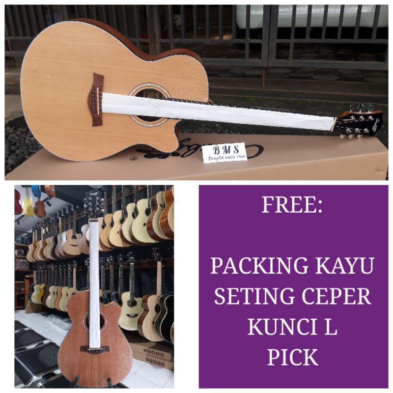 Jual GITAR AKUSTIK COWBOY GWC 235 NS NA GITAR TRANSKUSTIK ORIGINAL ...