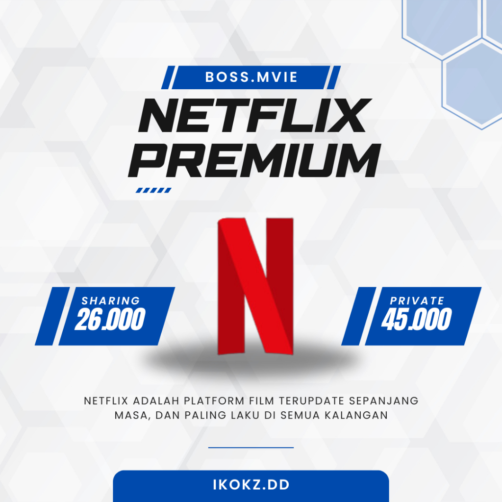 Jual NETFLXXX PREMIUM BULANAN 4K UHD BERGANRANSI | Shopee Indonesia