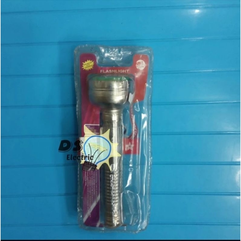 Jual Senter LED Jadul Alumunium / Flash Light WOLF HEAD | Shopee Indonesia