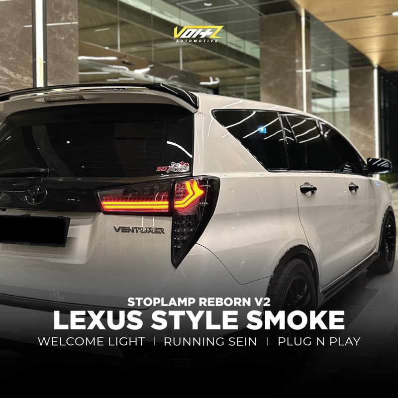 Jual Stoplamp LEXUS V2 innova reborn lampu aftermarket untuk innova ...