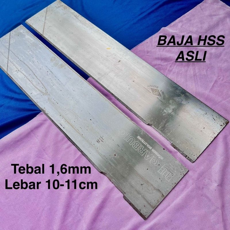 Jual plener bekas baja HSS lebar 10-11cm merk GARBUIO dan ARKOTE ...