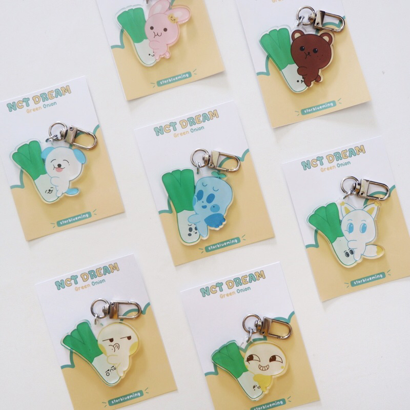 Jual NCT DREAM Green Onion / Daepa / Daun Bawang Keychain Gantungan ...