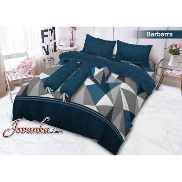 Jual Bed Cover / Bedcover Set Jovanka Motif Barbara Ukuran King 180x200 ...