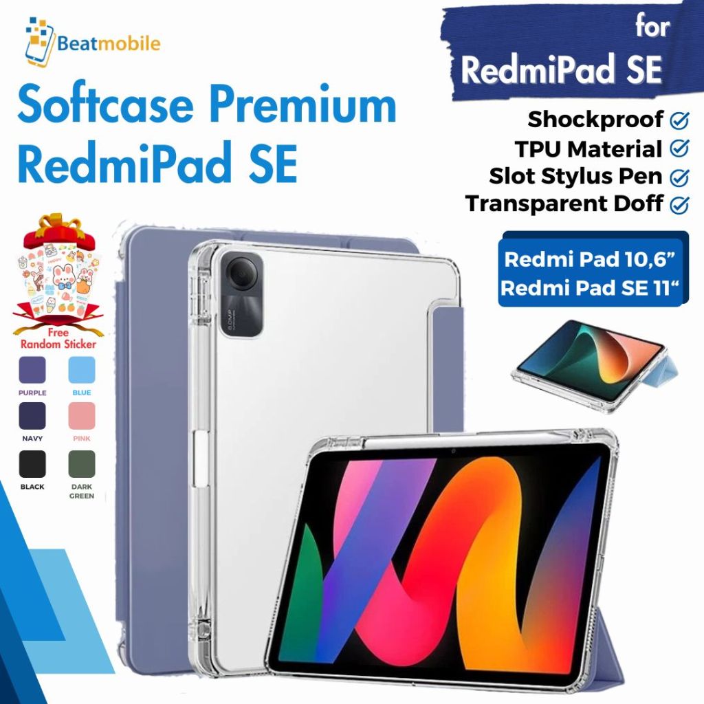 Jual Case Xiaomi Redmi Pad SE 11" inch - 8.7" 10.6" / RedmiPad 2 Poco ...
