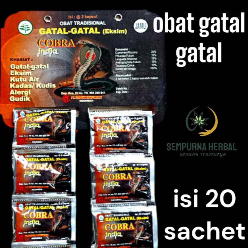 Jual Kapsul herbal (obat) gatal-gatal eksim dll | Shopee Indonesia