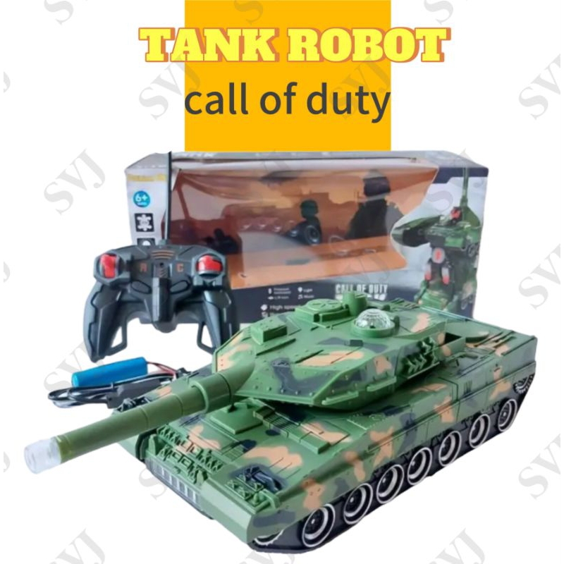 Jual MAINAN RC TANK JADI ROBOT TRANSFORMER REMOTE CONTROL TANK RC TANK ...