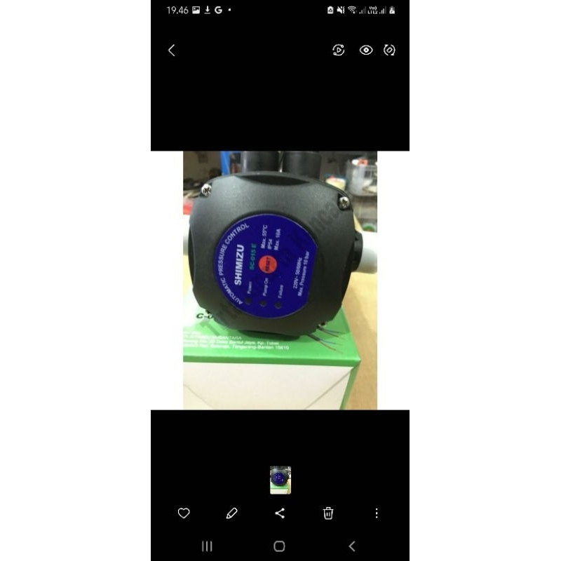 Jual saklar pompa air pendorong shimizu | Shopee Indonesia