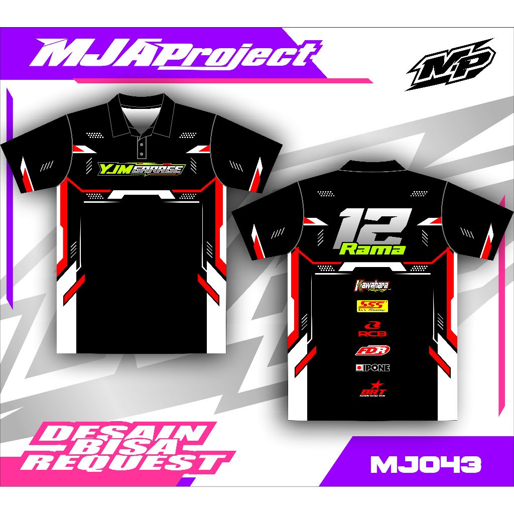 Jual JERSEY RACING kaos baju jersey racing custom full printing jersey ...