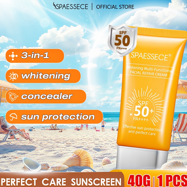 Jual Terkeren Tidak lengketSPAESSECE UV Shield Sunscreen Gel SPF5 PA 4g Sunscreen Wajah Physical ...