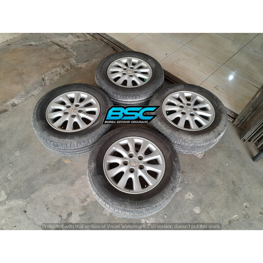 Jual Velg Mobil Bekas R15 Ori Oem Innova Pcd 5x114 Plus Ban Seger Ring ...