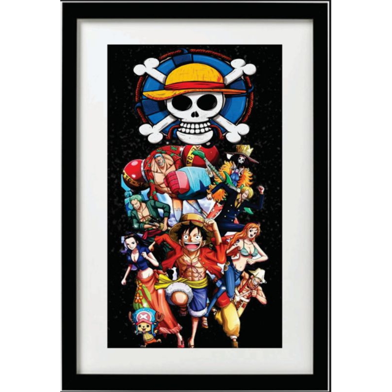 Jual poster one piece / stiker one pice / poster lutffy / poster wanted ...