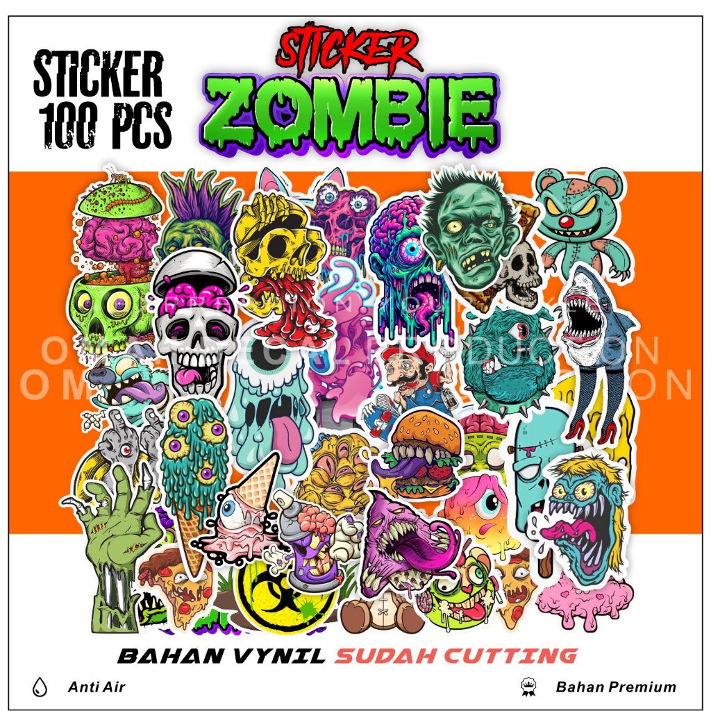 Jual Stiker Pack PLANT VS ZOMBIE CHARACTER MIX 004 Lucu Aesthetic Vynil ...