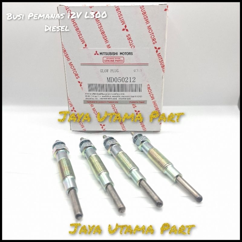 Jual 4 Pc Busi Pemanas Glow Plug 12v L300 Diesel Original | Shopee ...
