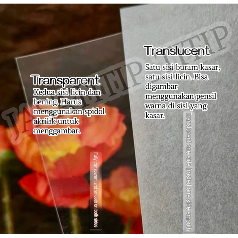 Jual HEAT SHRINKING PAPER SHRINK PAPER SHRINKY DINK PLASTIC 0.3 mm Size ...