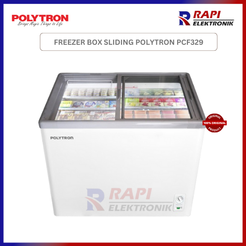 Jual FREEZER SLIDING POLYTRON / FREEZER BOX POLYTRON PCF329 - 300Liter ...