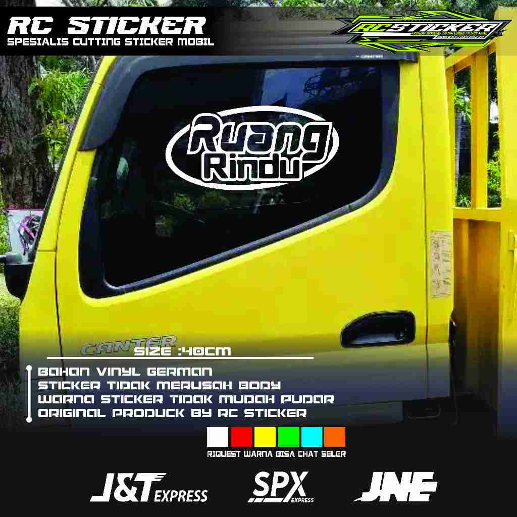 Jual STICKER CUTTING RUANG RINDU TERBARU ORIGINAL DESAIN BY RC STICKER ...