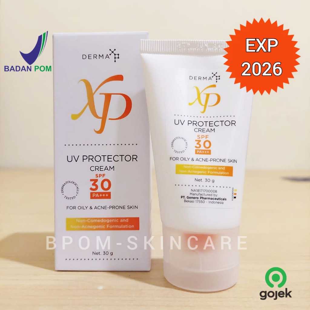 Jual Derma Xp Xpeditions UV Protector SPF 30 For Oily/Acne Sunblock 30g ...