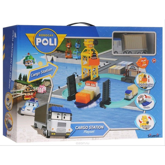 Jual Robocar Poli 83083 Cargo Station Playset Mainan Anak Original ...