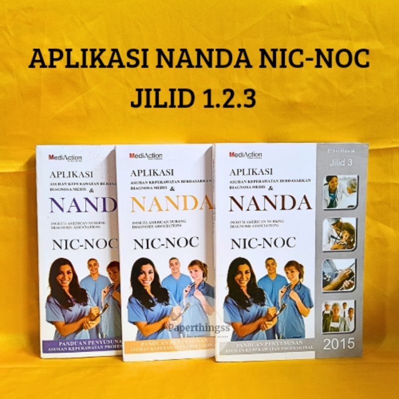 Jual 1 PAKET BUKU APLIKASI NANDA NIC-NOC JILID 1,2,3 ( SUDAH DAPAT 3 BUKU ) TERLARIS | Shopee ...