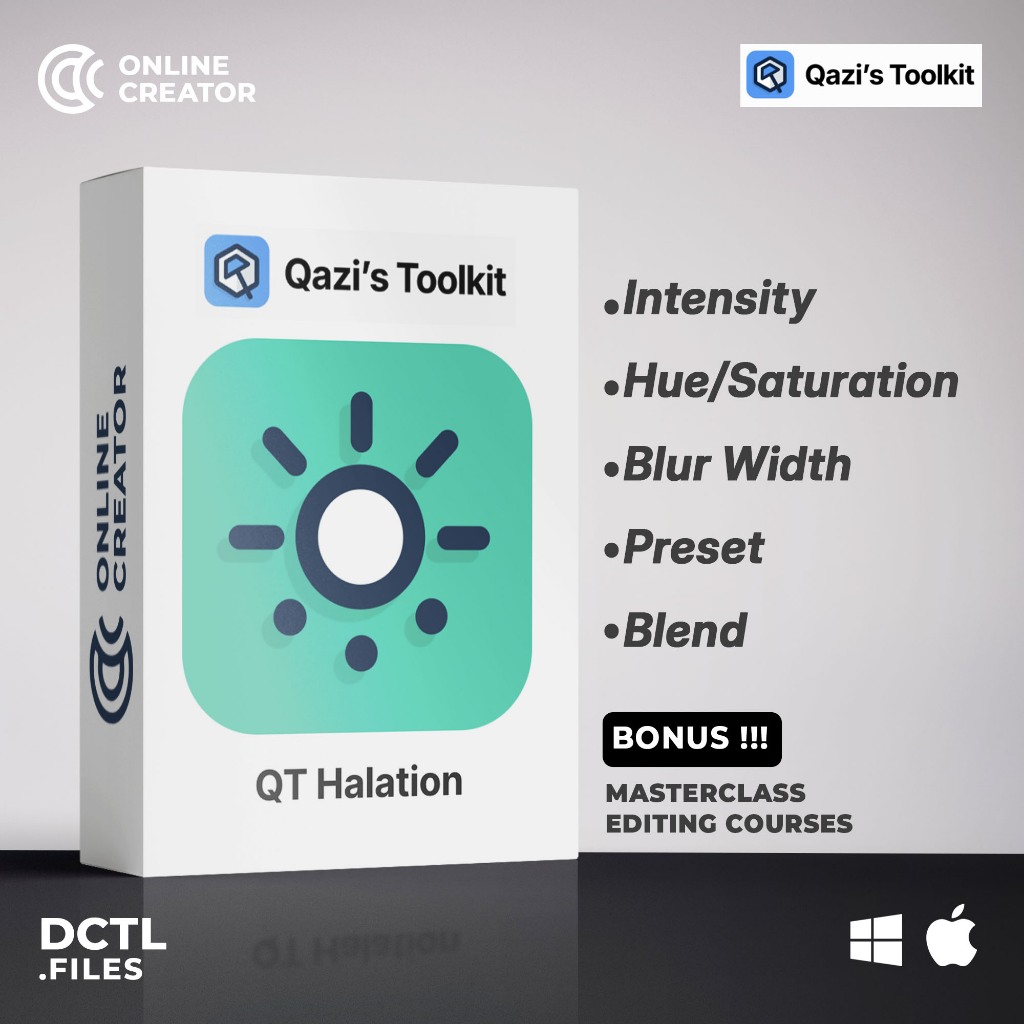 Jual QT Film Halation DCTL Waqaz Qazi Toolkit | Shopee Indonesia