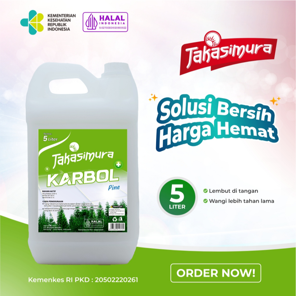 Jual Karbol Pine 5 Liter Takasimura | Shopee Indonesia