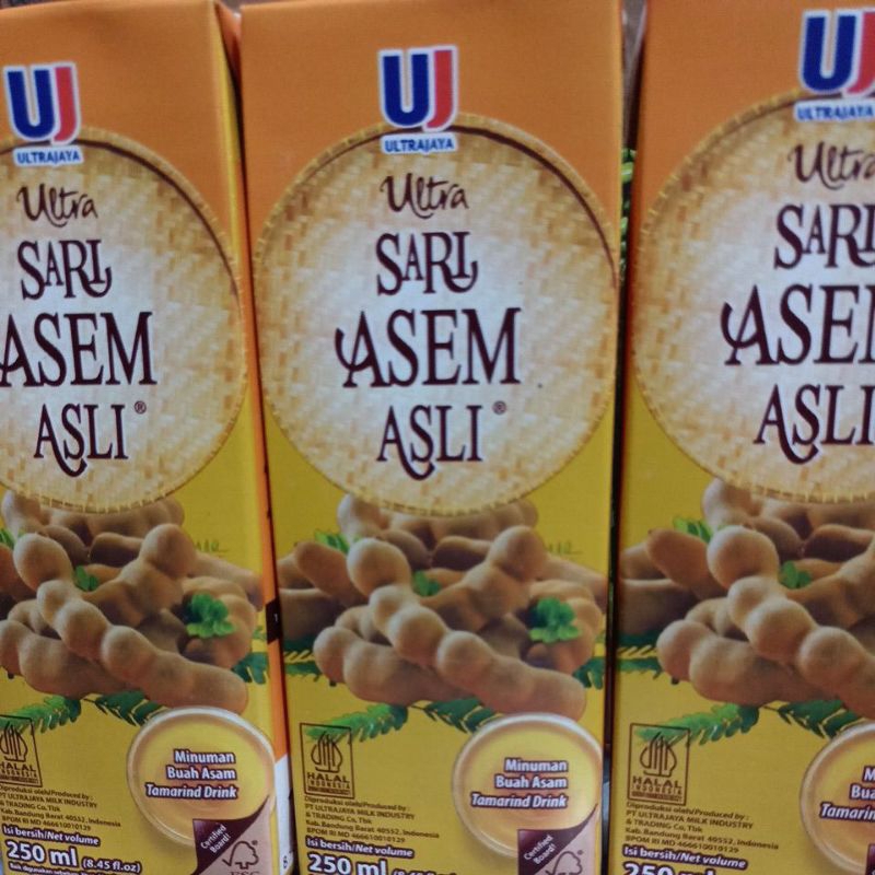 Jual ULTRA SARI ASEM ASLI PACK 250ML | Shopee Indonesia