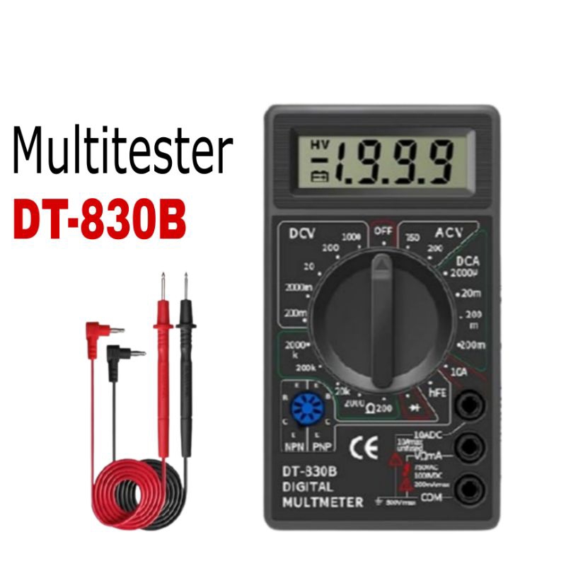 Jual Multitester Digital DT830 / Digital Multitester DT830 | Shopee ...