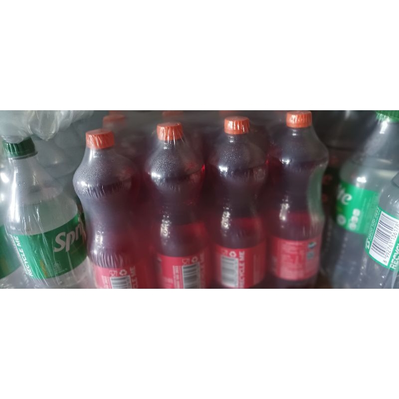 Jual mix / campur sprite fanta cocacola 1 liter satu karton/12 botol ...