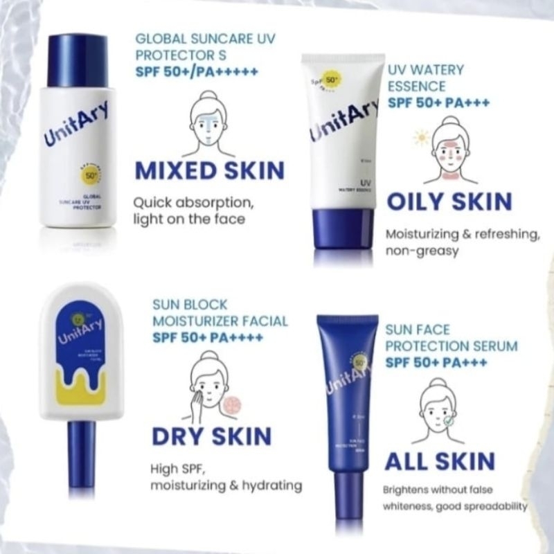 Jual UNITARY Sunscreen UV Protector SPF 50PA++++ - ORIGINAL | Shopee ...