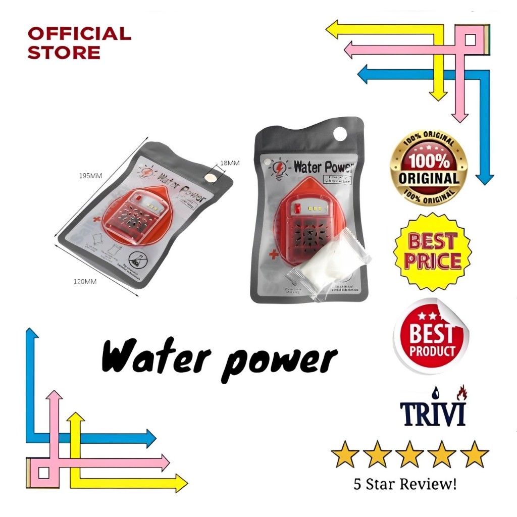Jual Water power light emergency salt water lamp led, lampu air garam ...