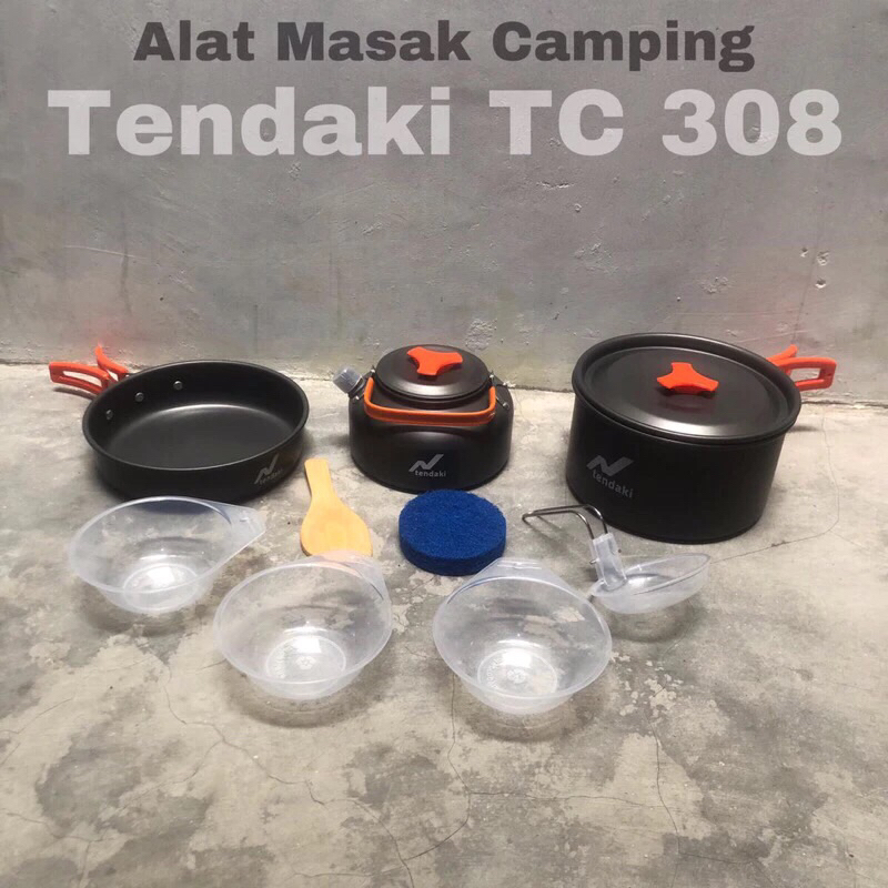 Jual Cookware Set Tendaki TC 308 Plus Teko - Cooking Set - Alat Masak ...